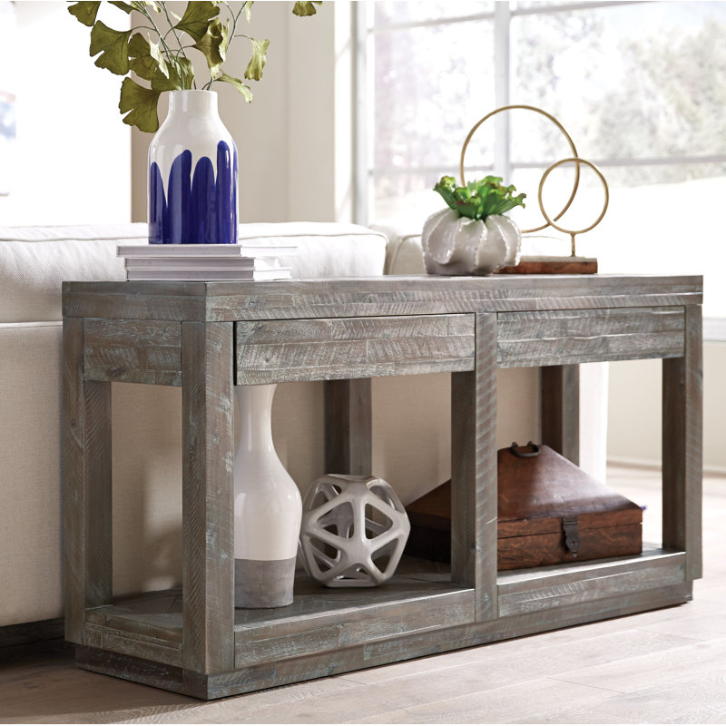 Birch Lane™ Brunhild 60'' Solid Wood Console Table & Reviews | Wayfair